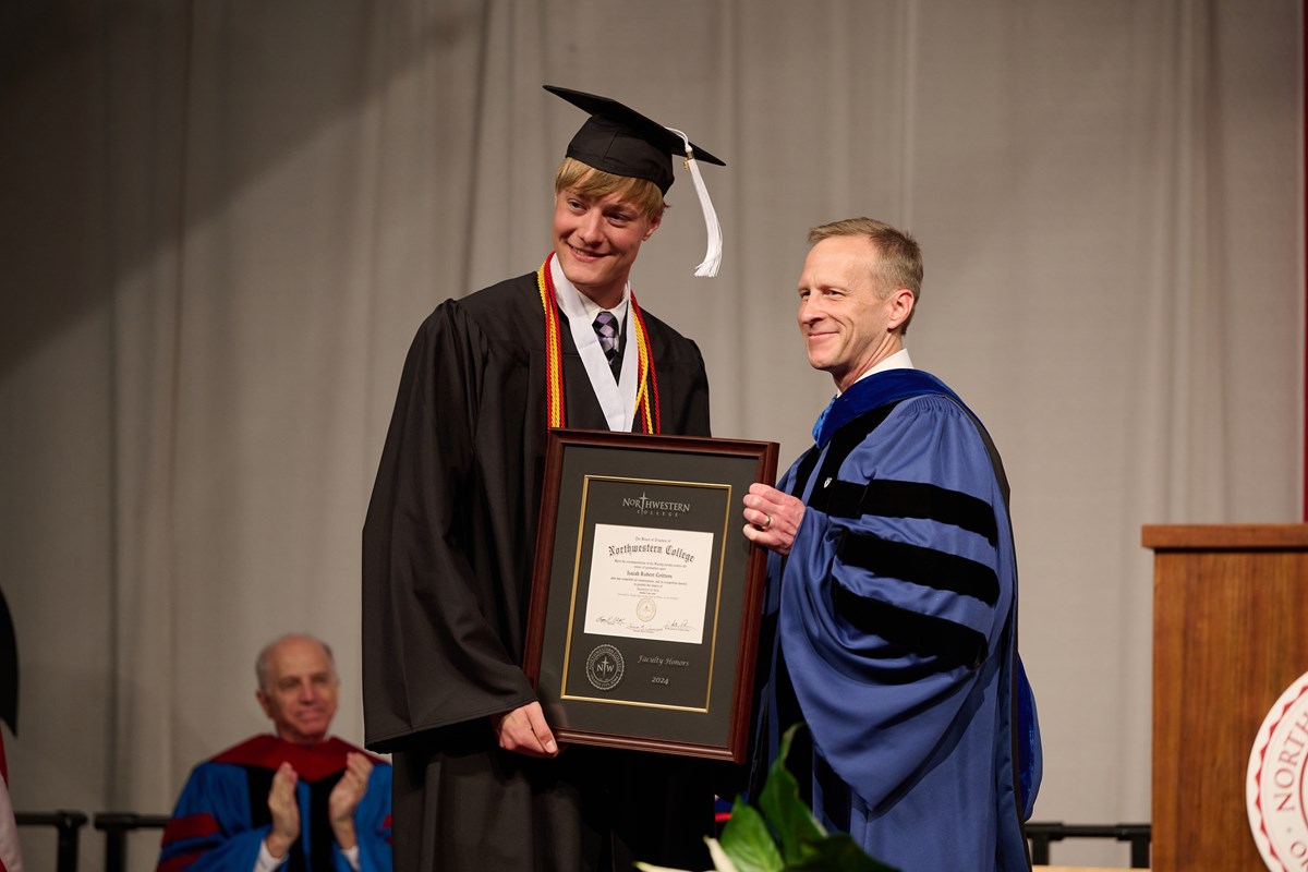 Quadruple major receives NWC Faculty Honors award